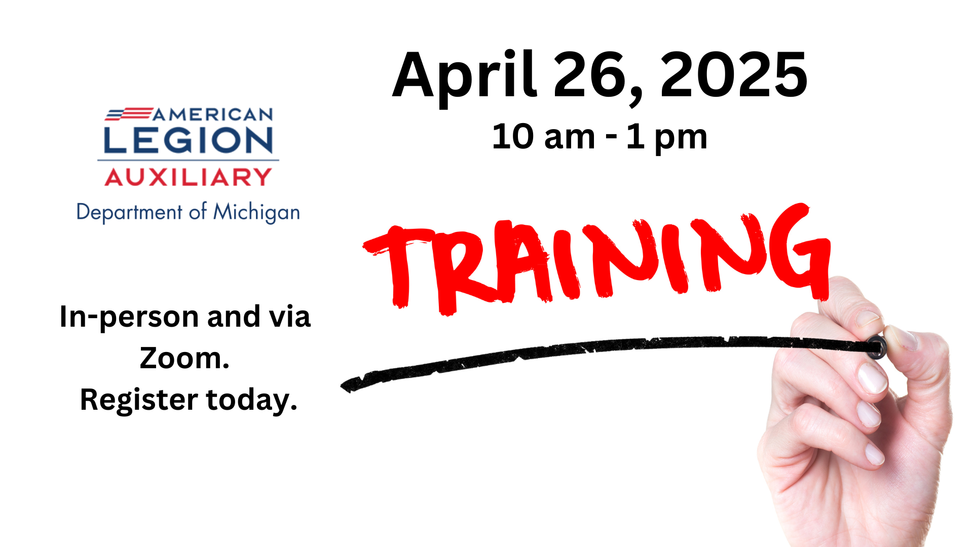 American Legion Auxiliary Department of Michigan Training Day | The ...