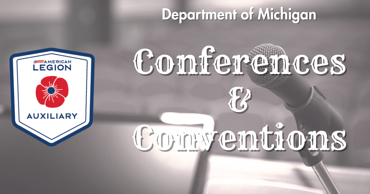 Conferences-Conventions | The American Legion Auxiliary Department of ...